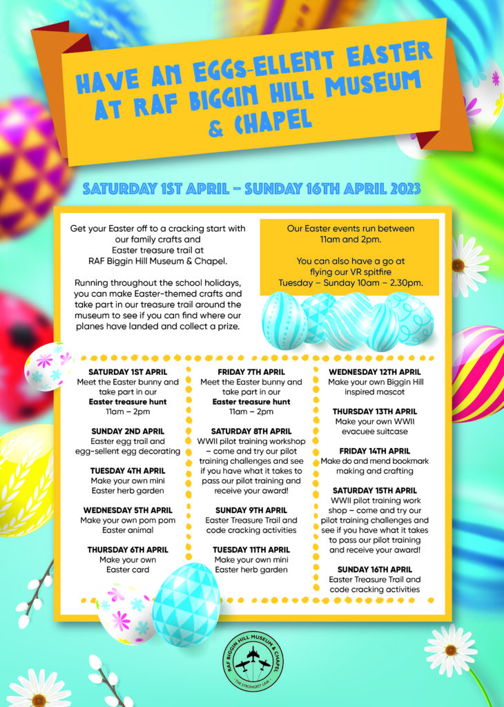 Easter Family Activities – RAF Biggin Hill Museum & Chapel