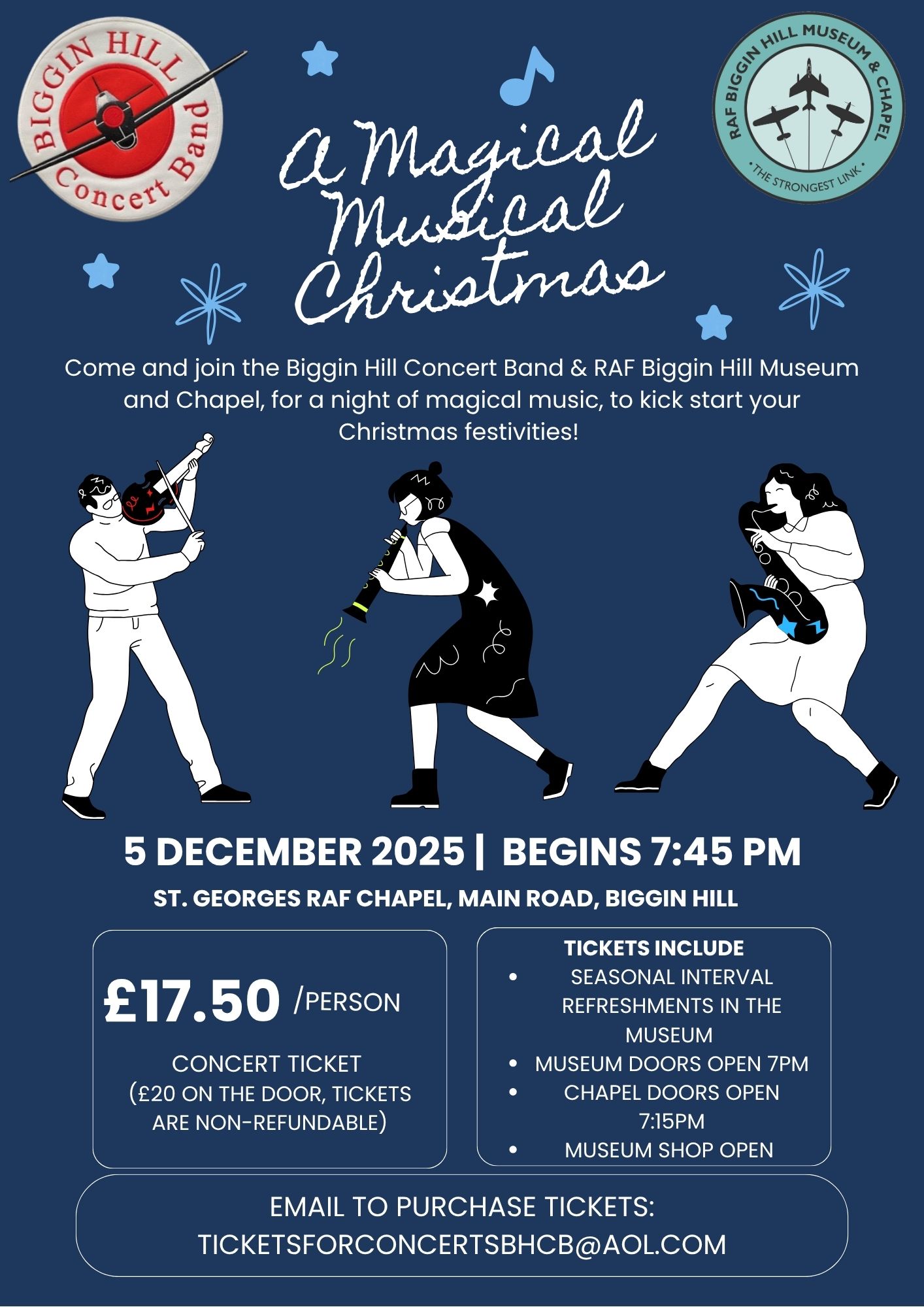 A Magical Musical Christmas – RAF Biggin Hill Museum & Chapel