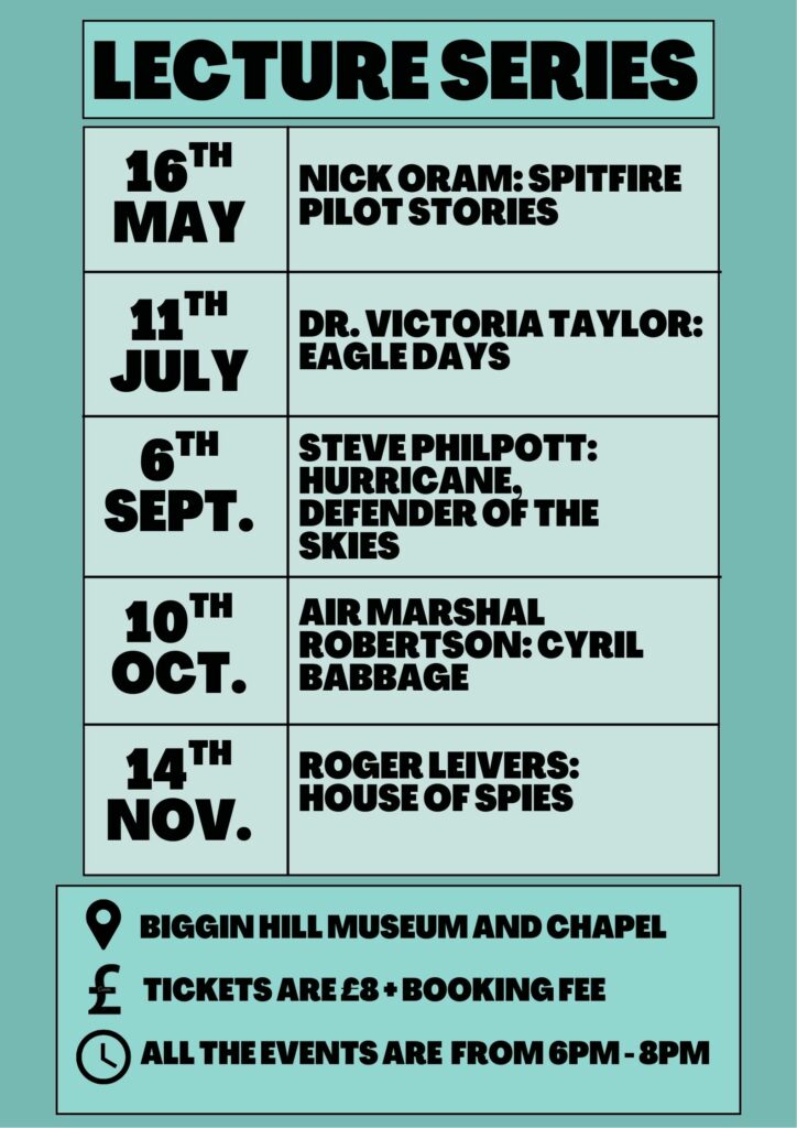 Lecture Series! – RAF Biggin Hill Museum & Chapel